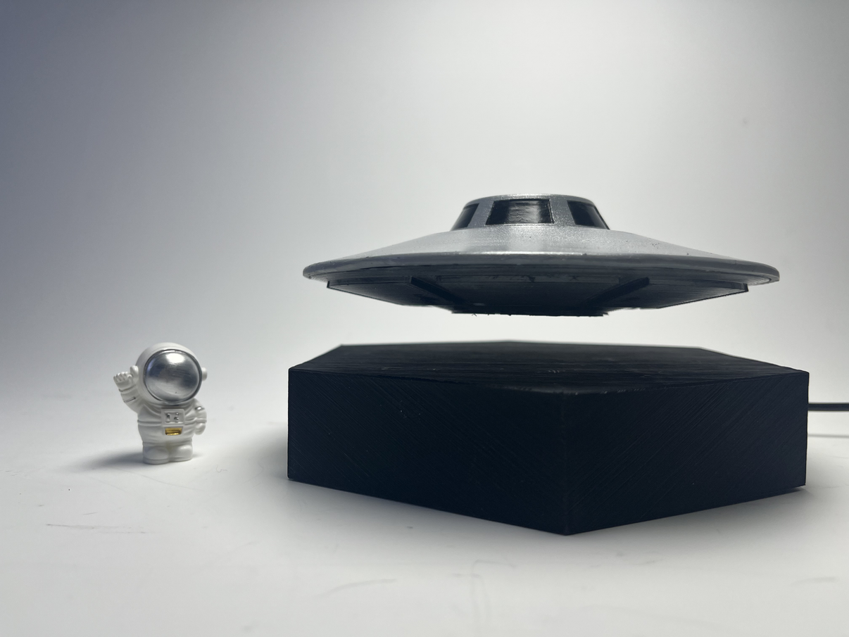 Floating Handmade UFO Model- Desk Toys -Desk Decor - Novelty Decoratio